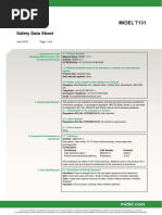 SDS Hand Gel Sanitizer | PDF | Toxicity | Dangerous Goods