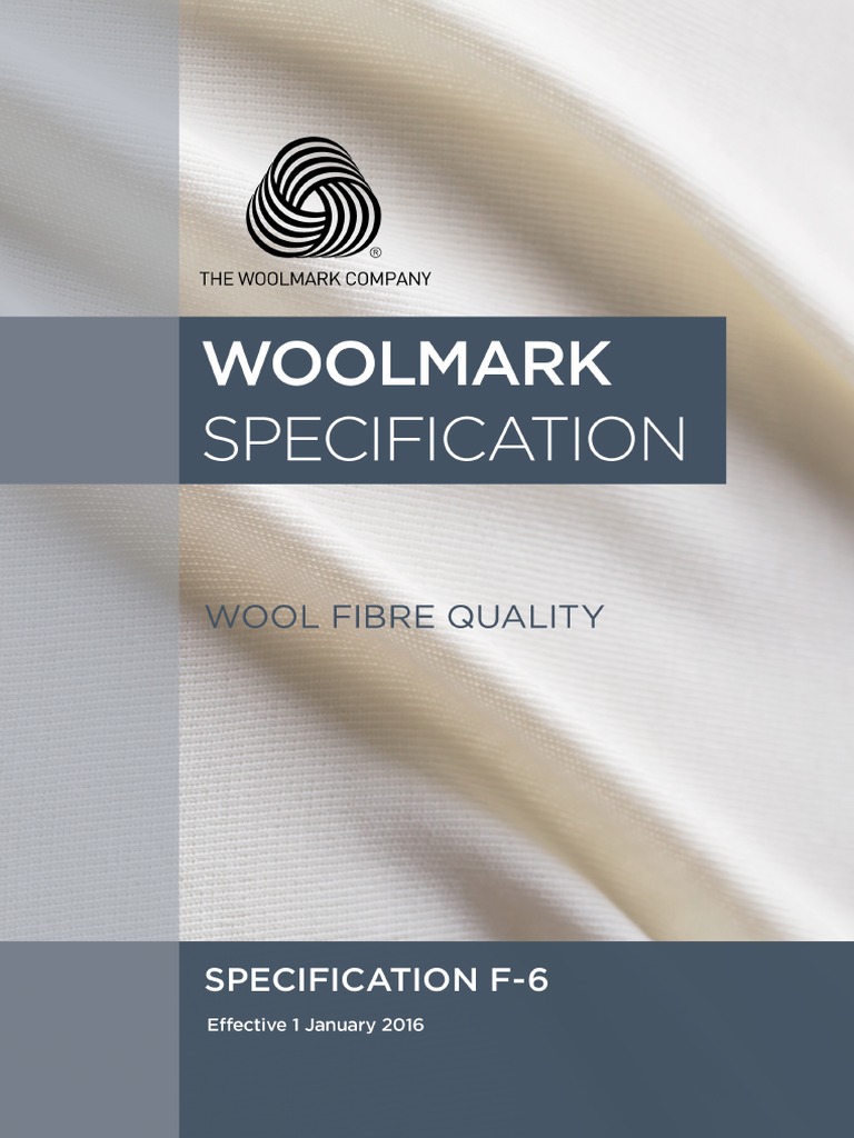 Wool Fiber Quality - Woolmark | PDF | Textiles | Wool