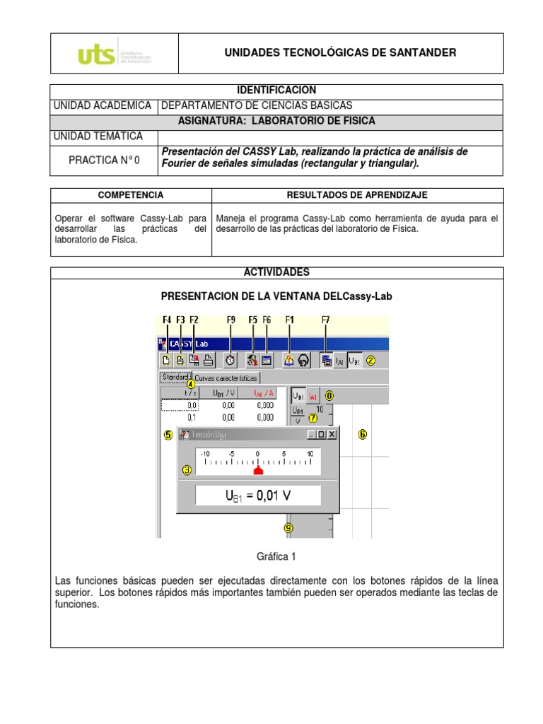 Practica 0 Cassy Lab | PDF | Medición | Archivo de computadora