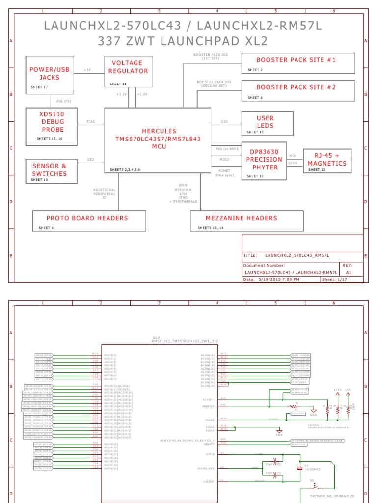 Launchxl2 570lc43 Rm57l Schematics | PDF | Business