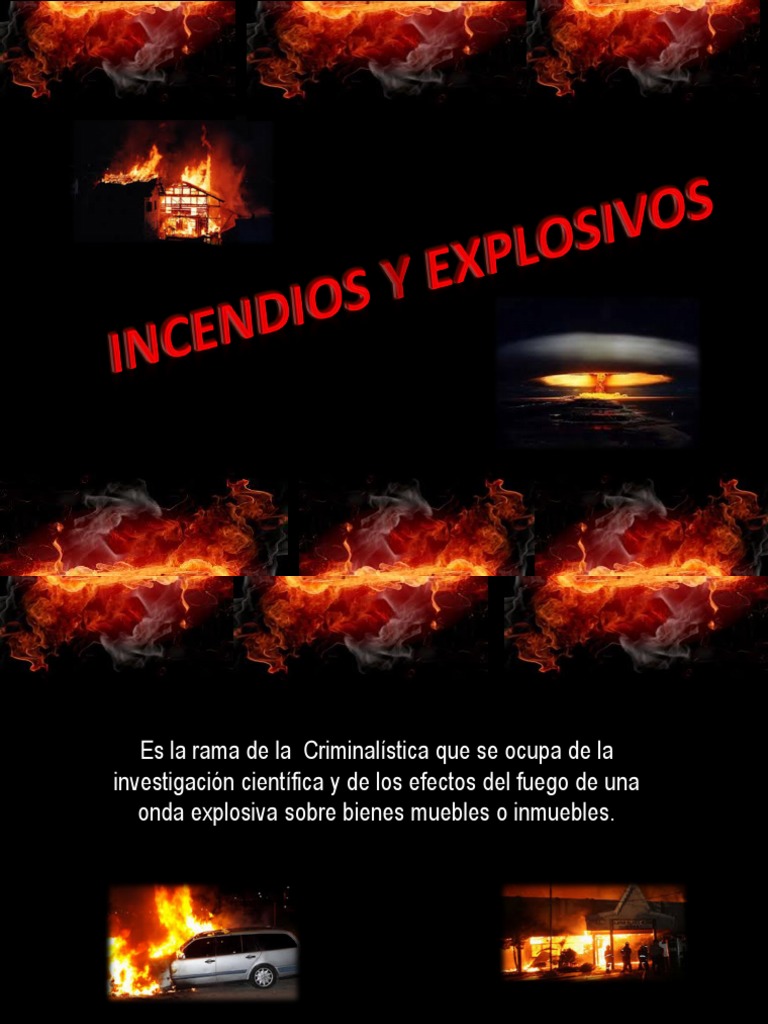 Incendios y Explosivos | PDF