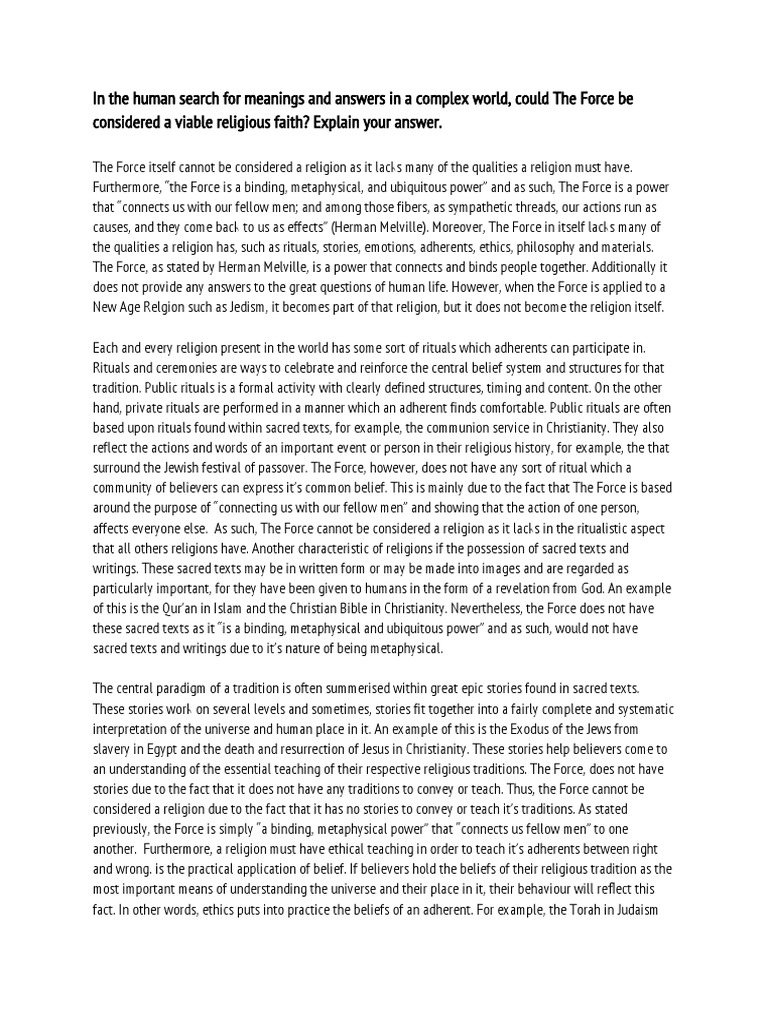 Ninian Smart's Seven dimensions of Religion