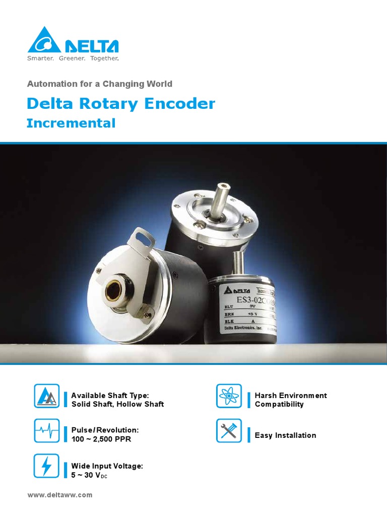 DELTA IA-ASM Rotary-Encoder Flyer en 20150908 | PDF | Electrical ...