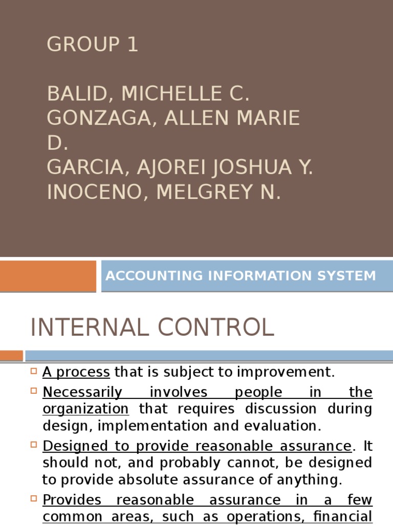 Ais | PDF | Internal Control | Threat (Computer)