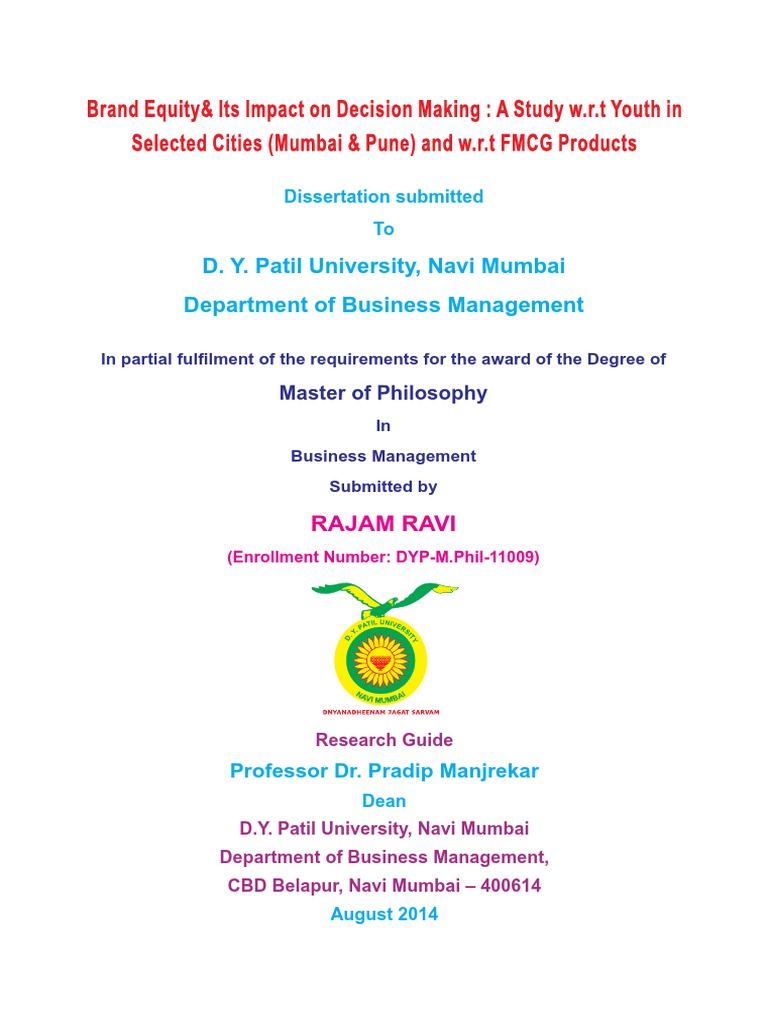 Brand Equity Its Impact On Decision Making | PDF | Brand | P Value