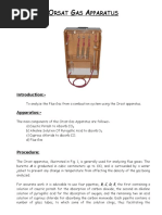 Orsat Apparatus for Flue Gas Analysis | PDF | Gases | Carbon Dioxide