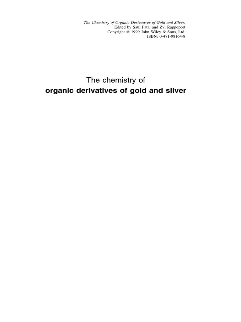 (Saul Patai, Zvi Rappoport) The Chemistry of Organ PDF | PDF ... (Saul Patai, Zvi Rappoport) The Chemistry of Organ PDF | PDF ...