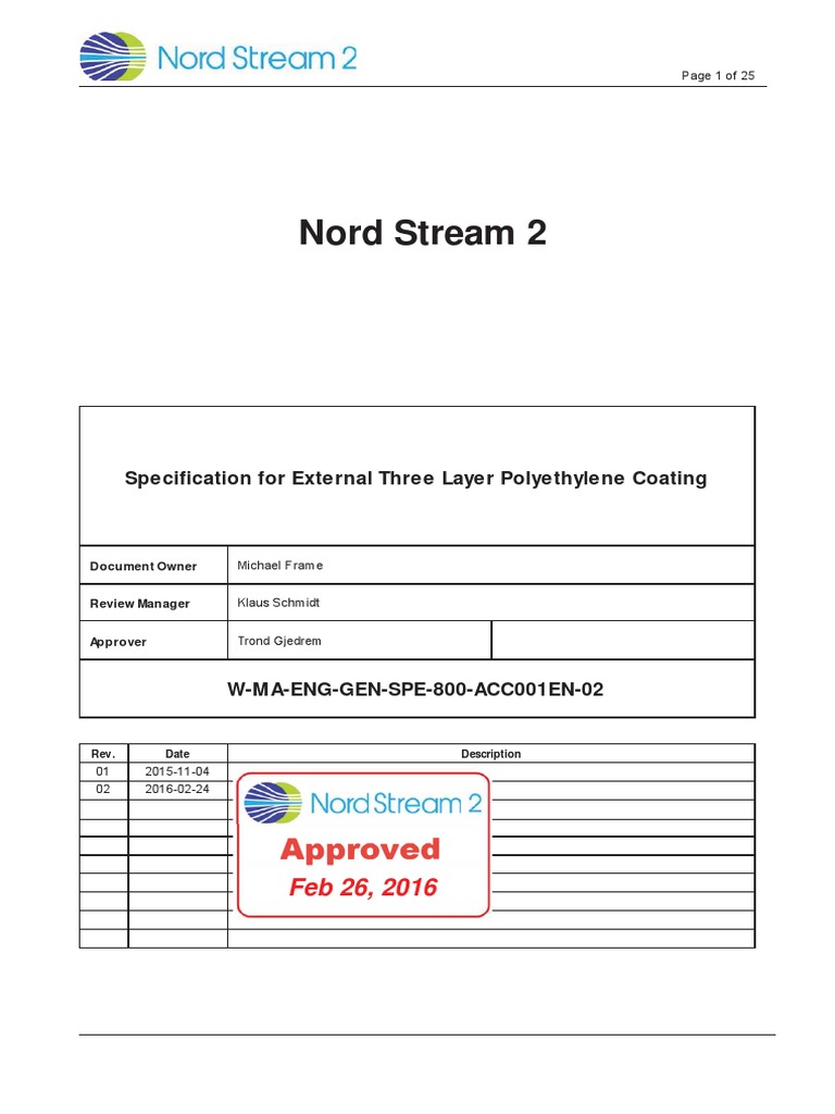 Specification For External 3LPE | Download Free PDF | Polyethylene ...
