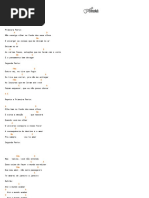 Letra da música "Sozinho" de Caetano Veloso | PDF