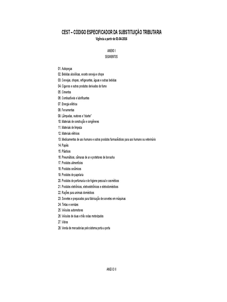 Tabela CEST | PDF | Motores | Turbocompressor
