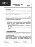 Programa de Monitoreo Ocupacional | PDF