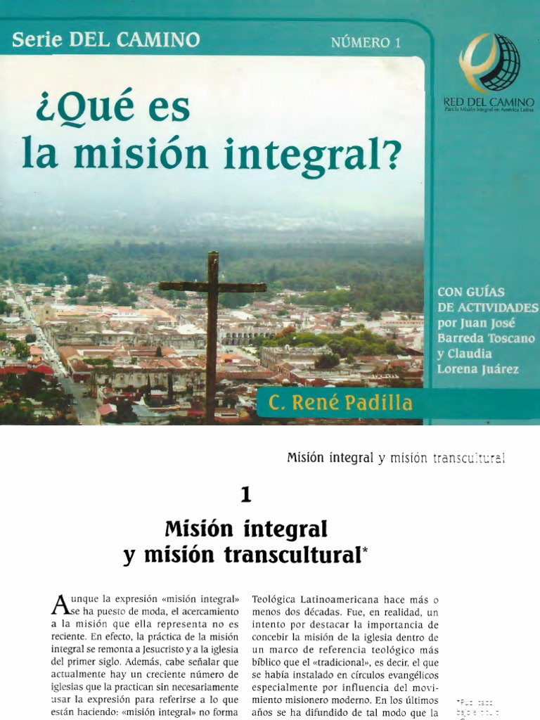 Padilla, Rene. Que Es La Mision Integral. | Descargar gratis PDF ...
