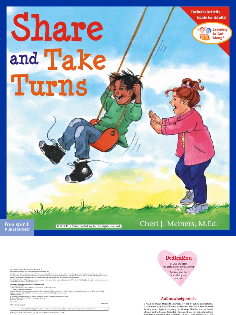 Share and Take Turns Preview 1 | PDF | Copyright | Teachers