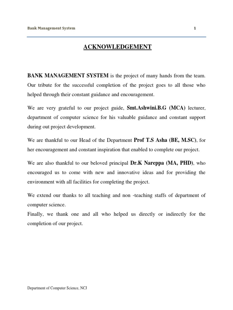 Bank Management System Standalone Application With SQL Database | PDF ...