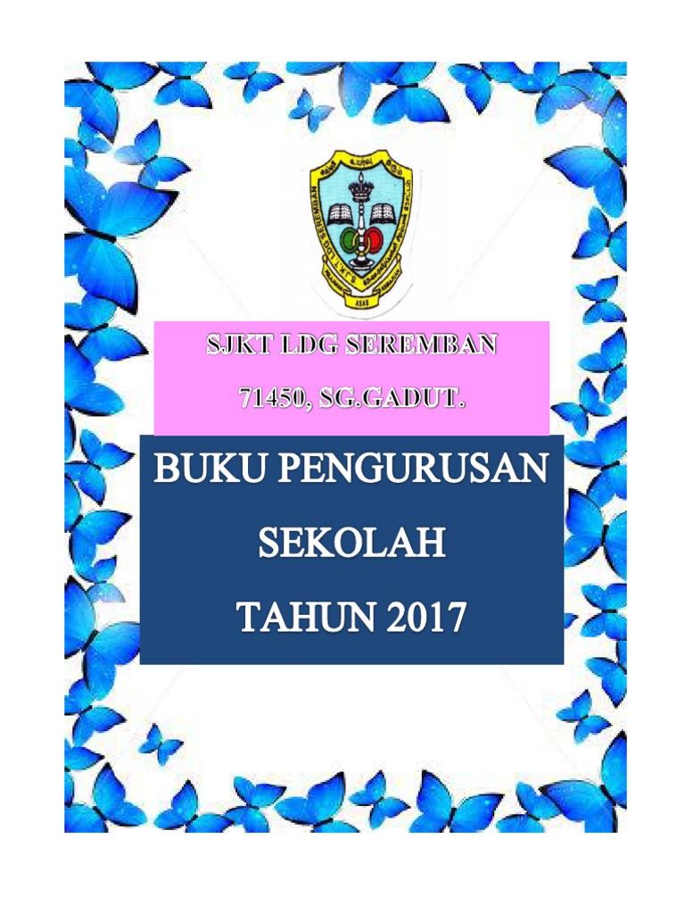 Muka Depan Buku Pengurusan Sekolah | PDF