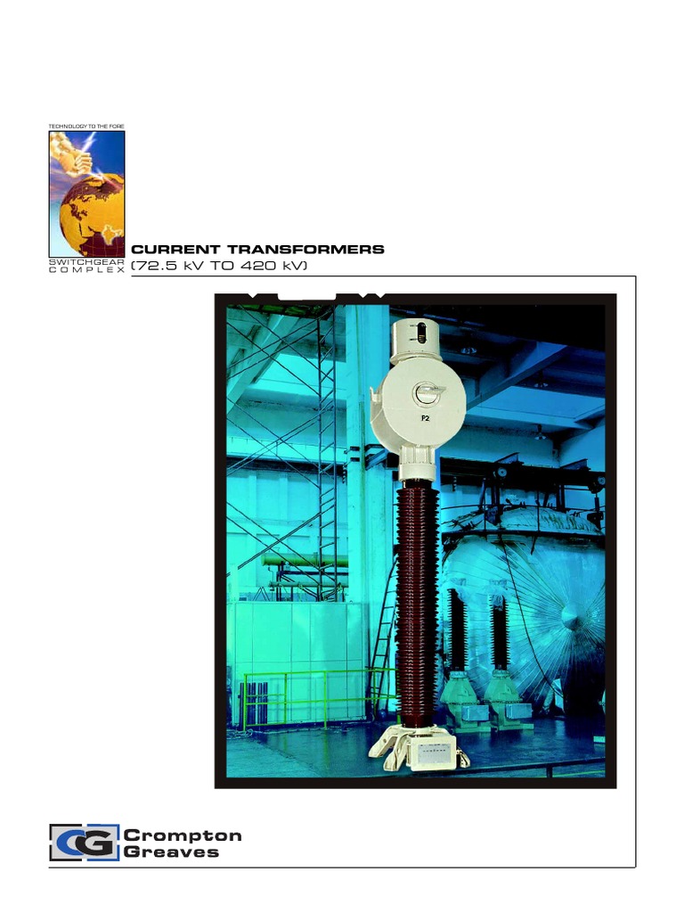 72.5 - 420kV Current Transformer Brochure | PDF | Transformer ...