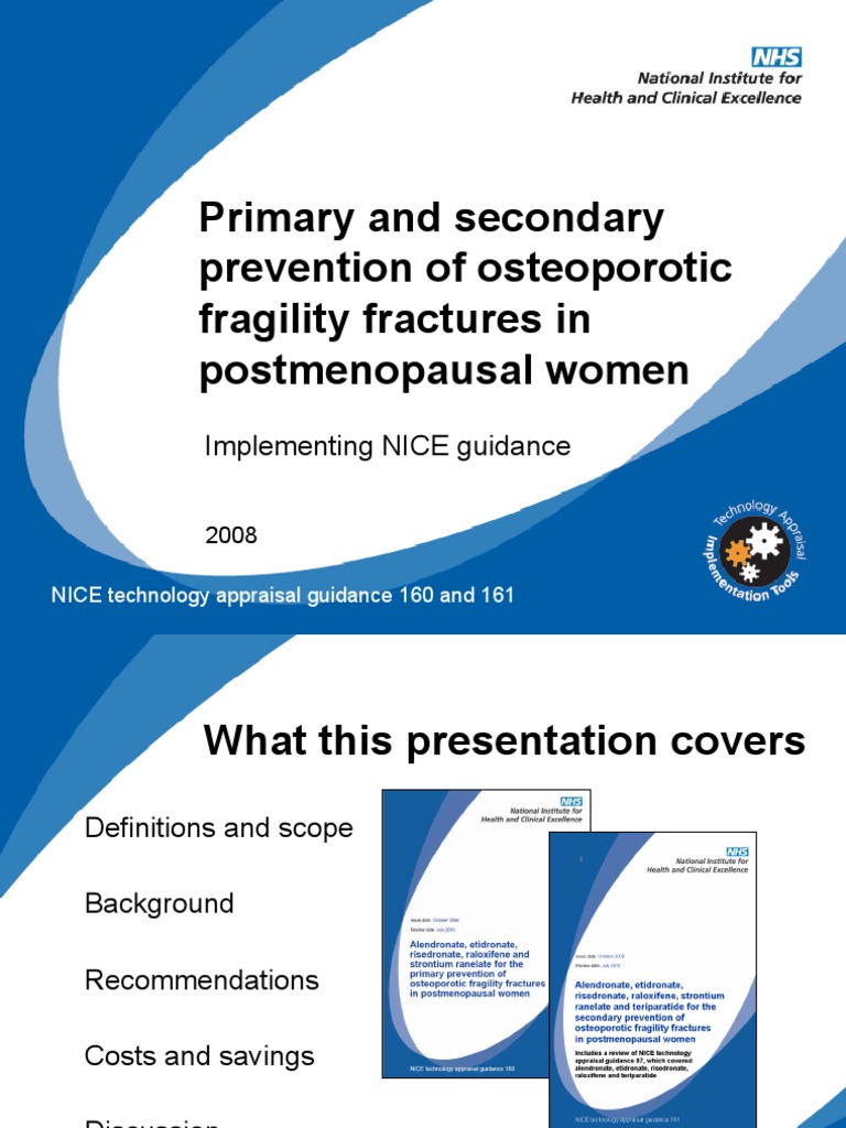 Nice Osteoporosis Slide Set | PDF | Osteoporosis | Clinical Medicine