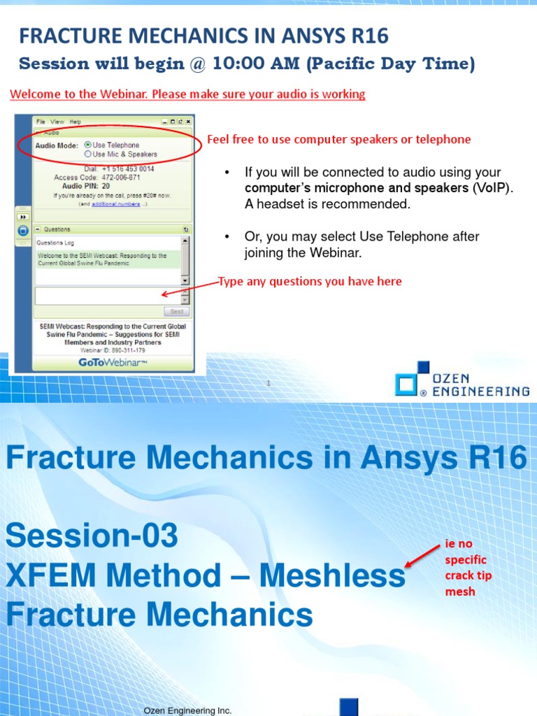 XFEM Method in ANSYS R16 Overview | PDF | Fracture | Fracture Mechanics