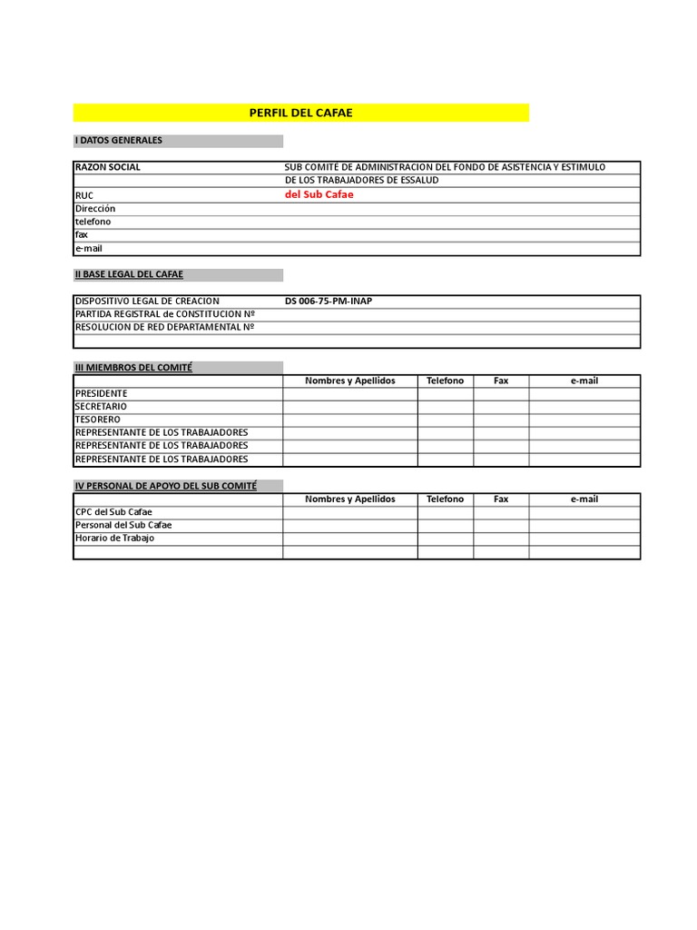 Formato Eeff Subcafaes Ejerc 2016 | PDF | Estado de resultados | Contabilidad