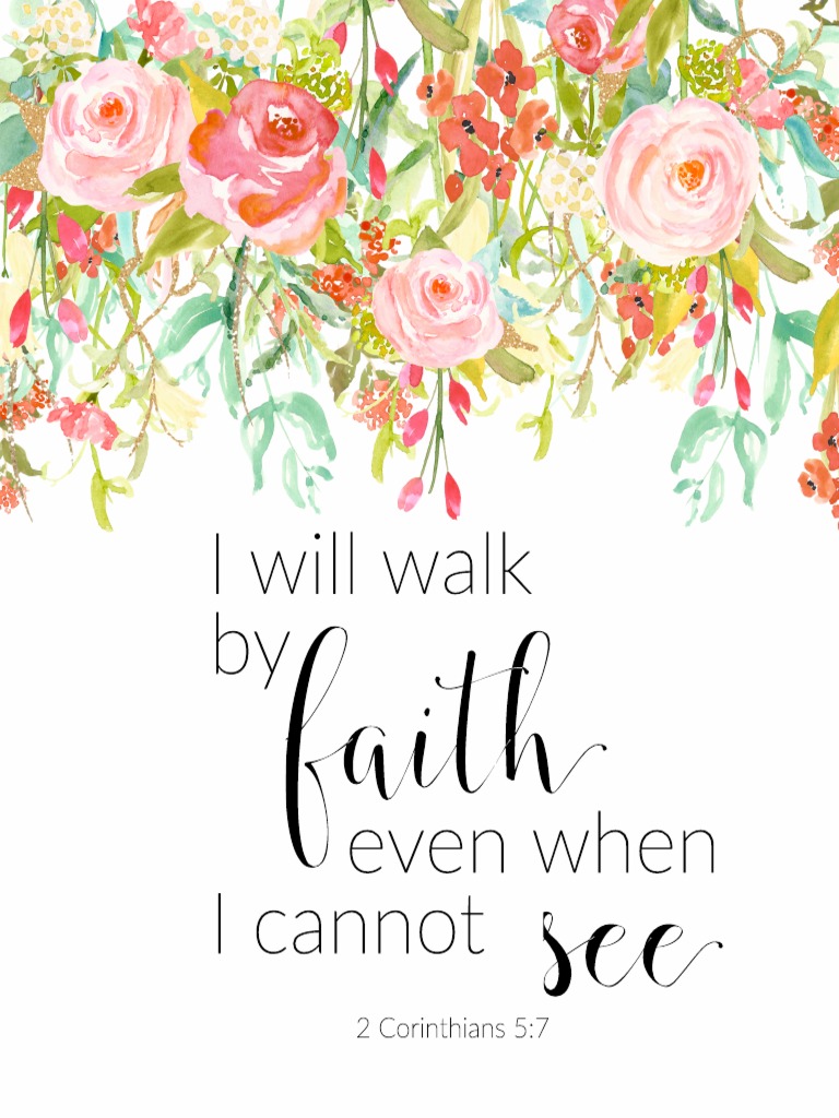 Walk by Faith Printable | PDF