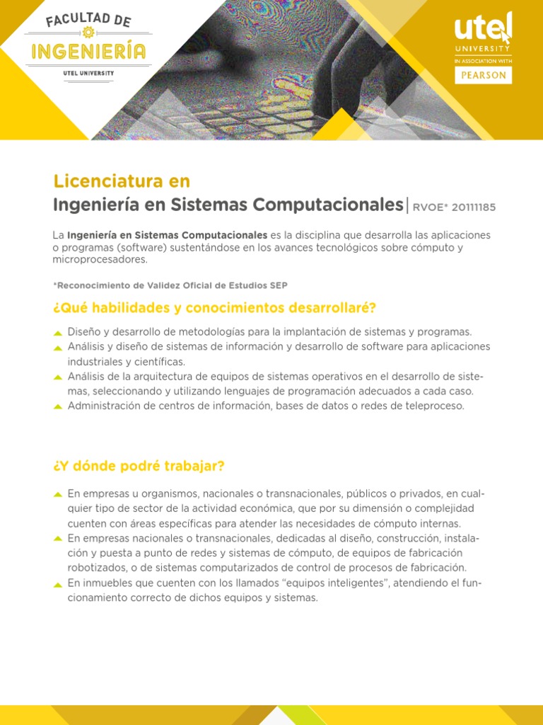 Ingenieria en Sistemas Computacionales | PDF | Ingeniería de Sistemas | Diseño