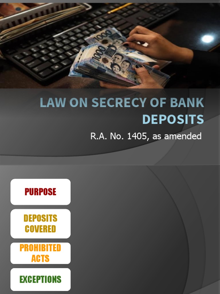 Bank Secrecy Law.pptx | Money Laundering | U.S. Securities And Exchange ...