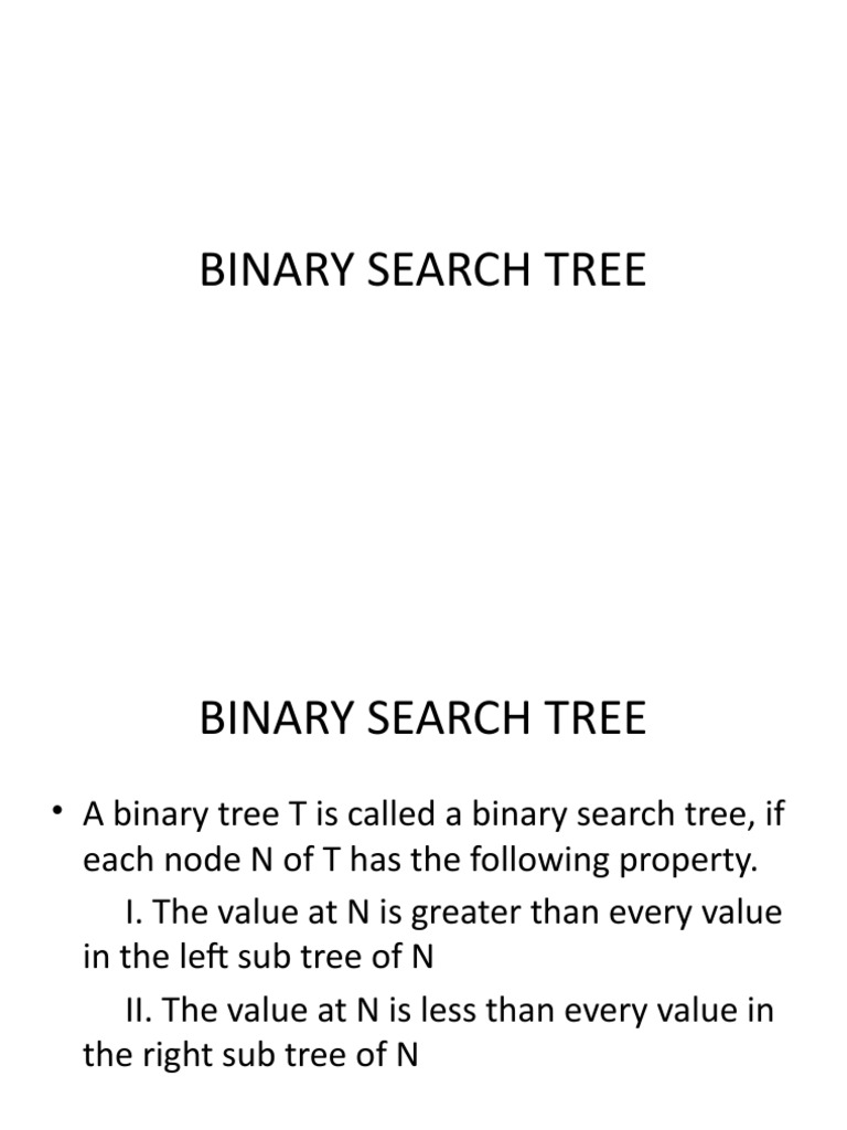 Binary Search Tree1 | PDF | Algorithms And Data Structures | Combinatorics