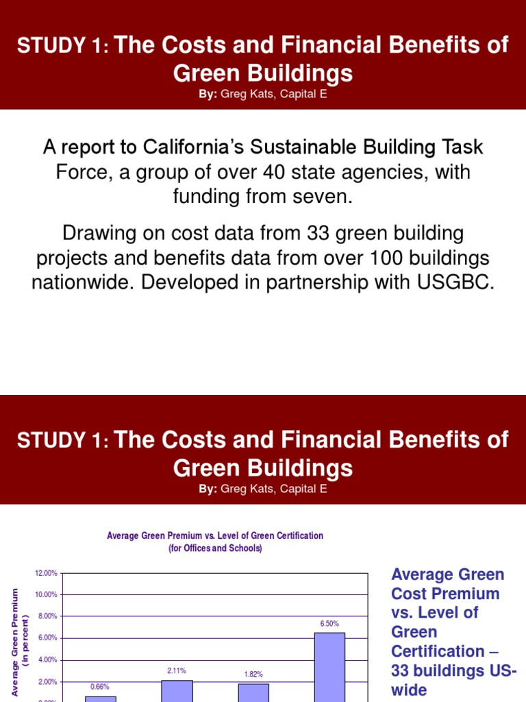 LEED Capital Increment Study | PDF | Leadership In Energy And ...