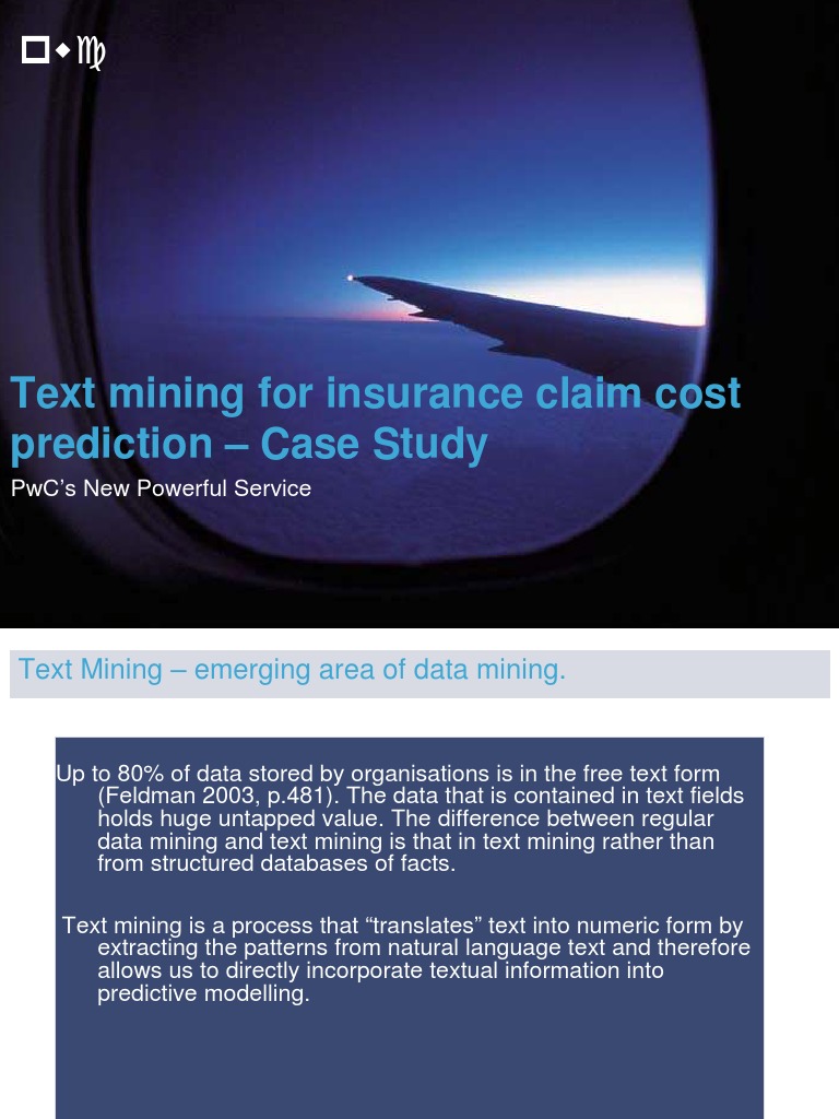 Case Text Mining Insurance Company | PDF | Errors And Residuals ...