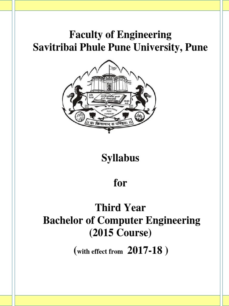 Te Computer Syllabus 2015 Course 3 4 17 3 5 17 Pdf Pdf Relational Database Databases