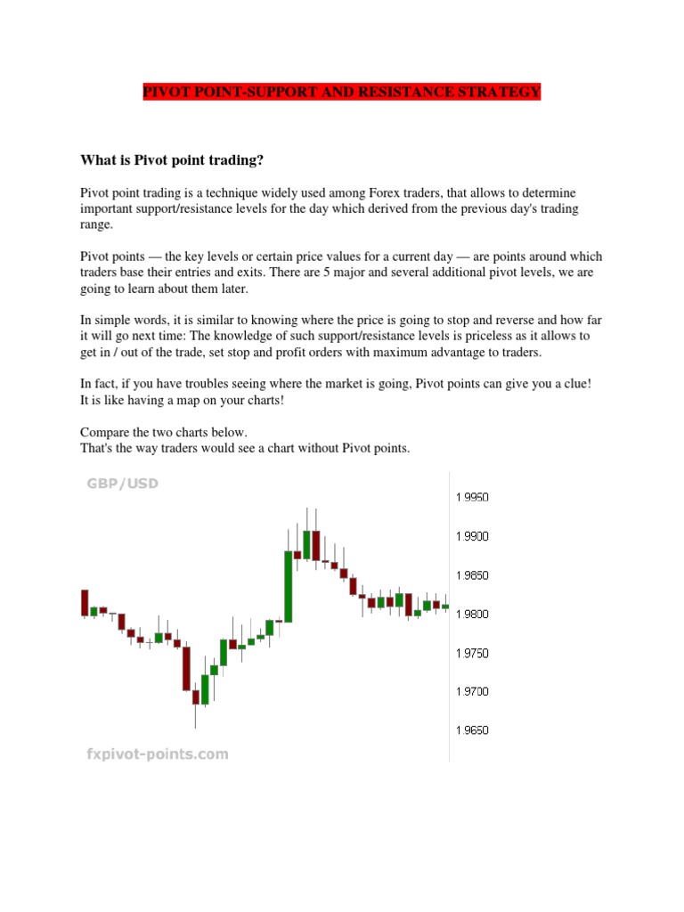 Pivot Point Strategies | PDF | Financial Economics | Economic Institutions