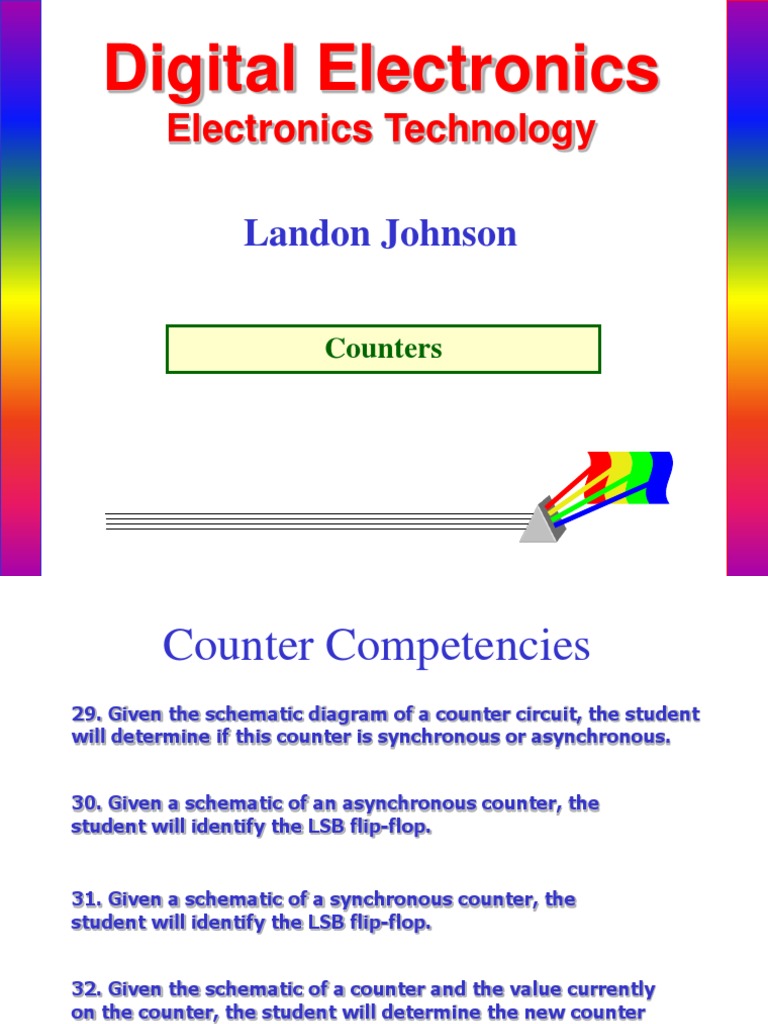 Counters | PDF | Electrical Circuits | Electronics