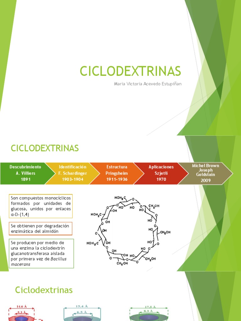 CICLODEXTRINAS | PDF | Compuestos orgánicos | Bioquímica