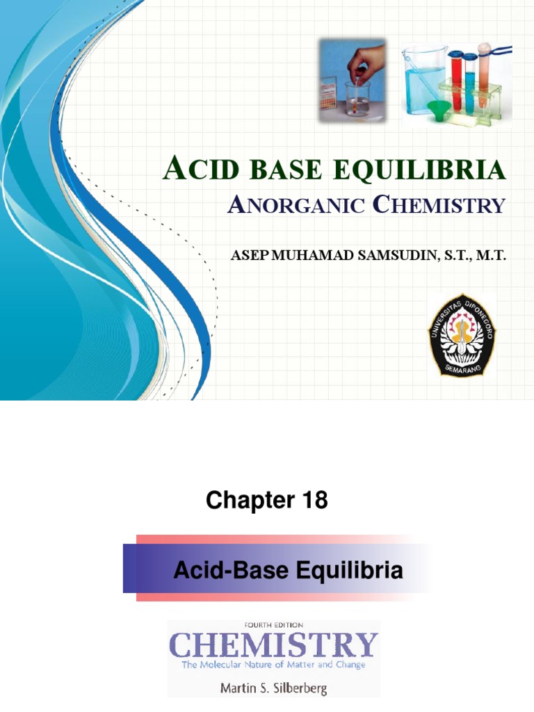 Acid Base Equilibria | PDF | Acid | Ion