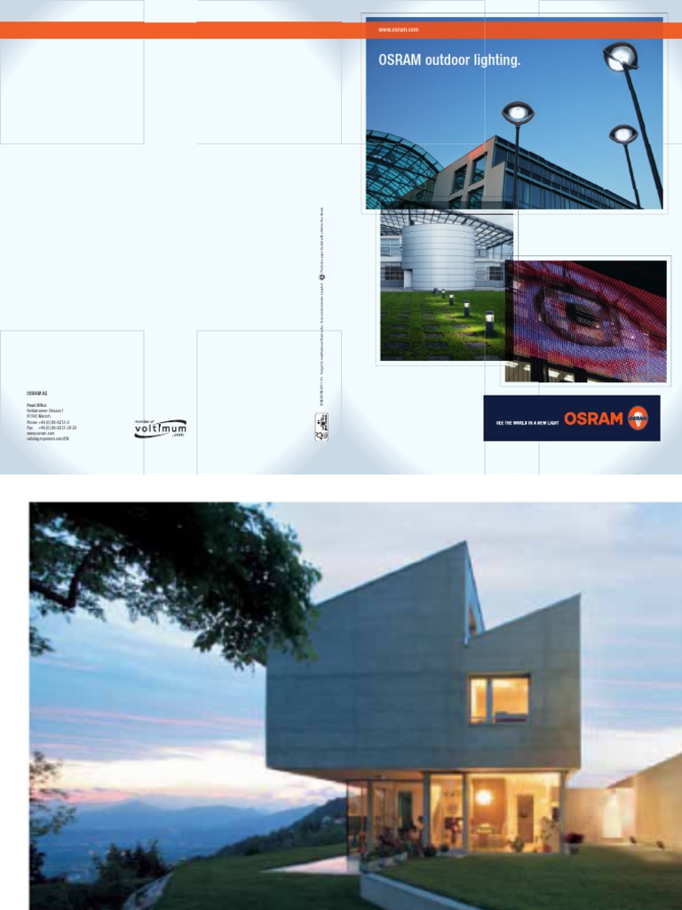 Osram Outdoor | PDF | Lighting | Compact Fluorescent Lamp