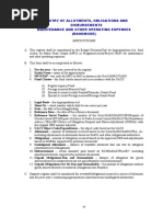 Appendix 11 - Instructions - ORS | PDF | Voucher | Payments