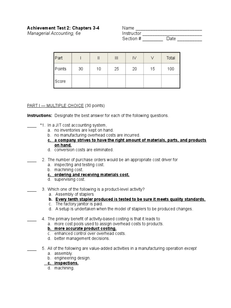 TB | PDF | Management Accounting | Cost