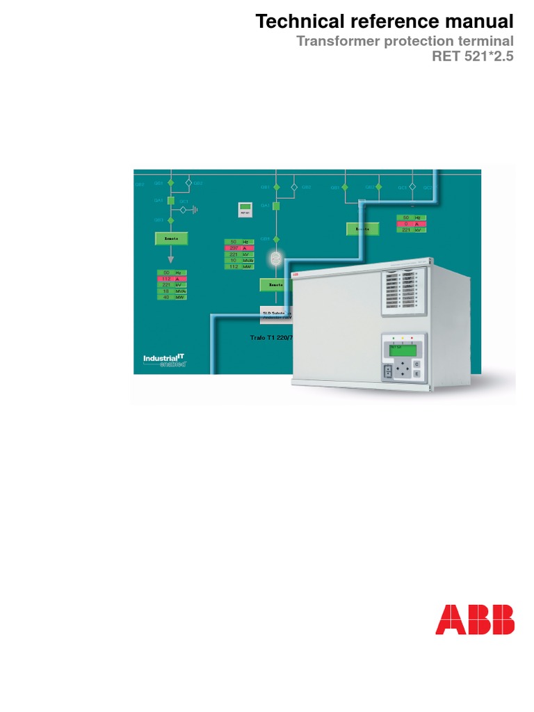 1MRK504036-UEN-En Technical Reference Manual Transformer Protection Terminal RET 521-2-5 ...