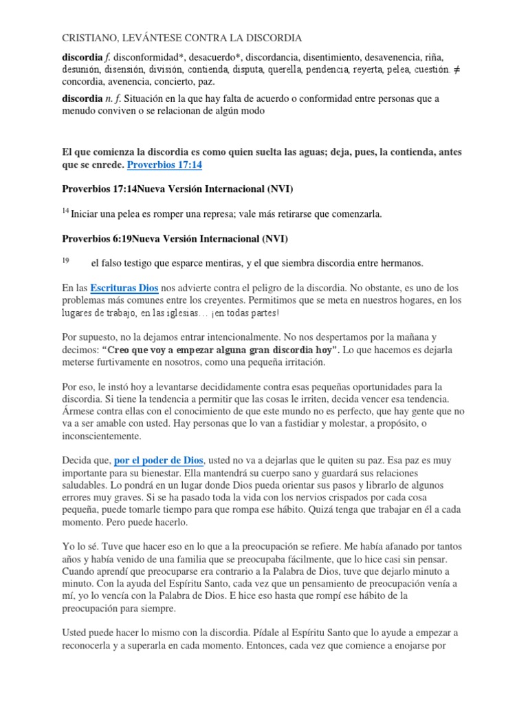 Discordia | PDF | Pablo el apóstol | Bernabé