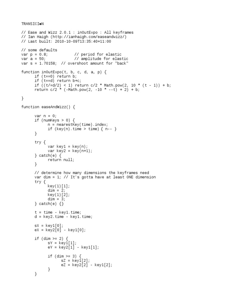 Expresiones After Effects | PDF | Teaching Mathematics
