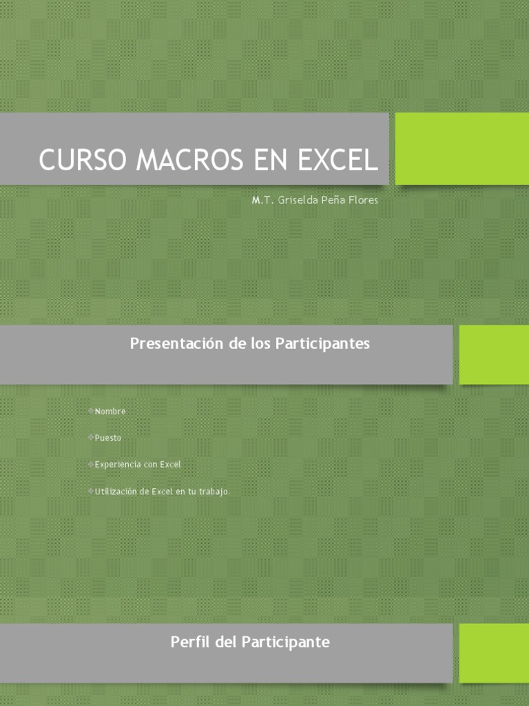 Macros en Excel | PDF | Macro (informática) | Microsoft Excel