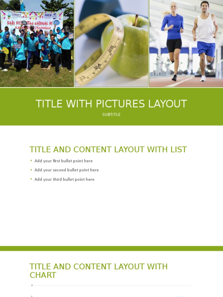 Title With Pictures Layout: Subtitle | PDF