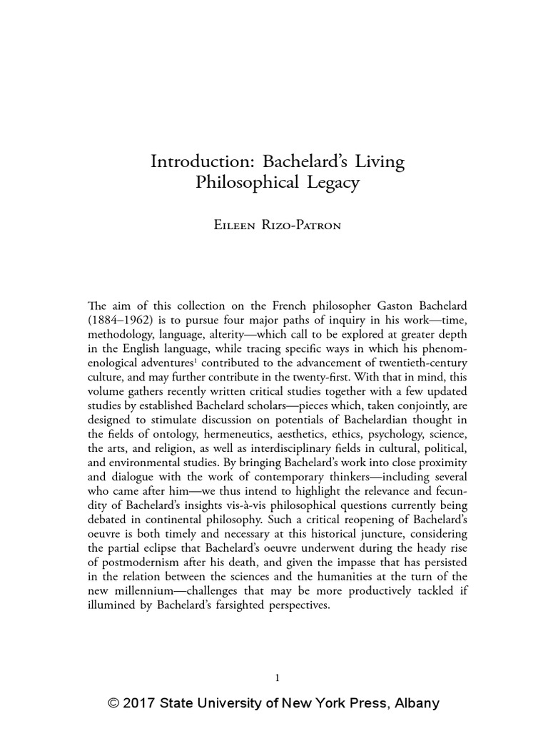 Eileen Rizo-Patron Bachelard | PDF | Phenomenology (Philosophy ...