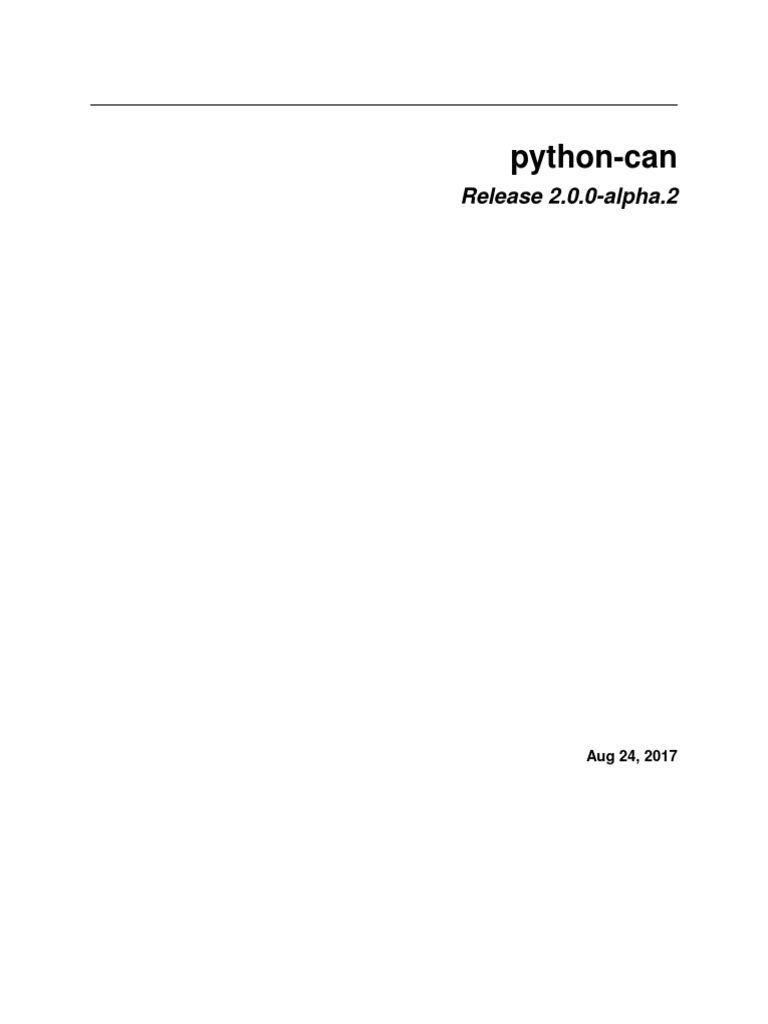Python Can | Download Free PDF | Application Programming Interface ...