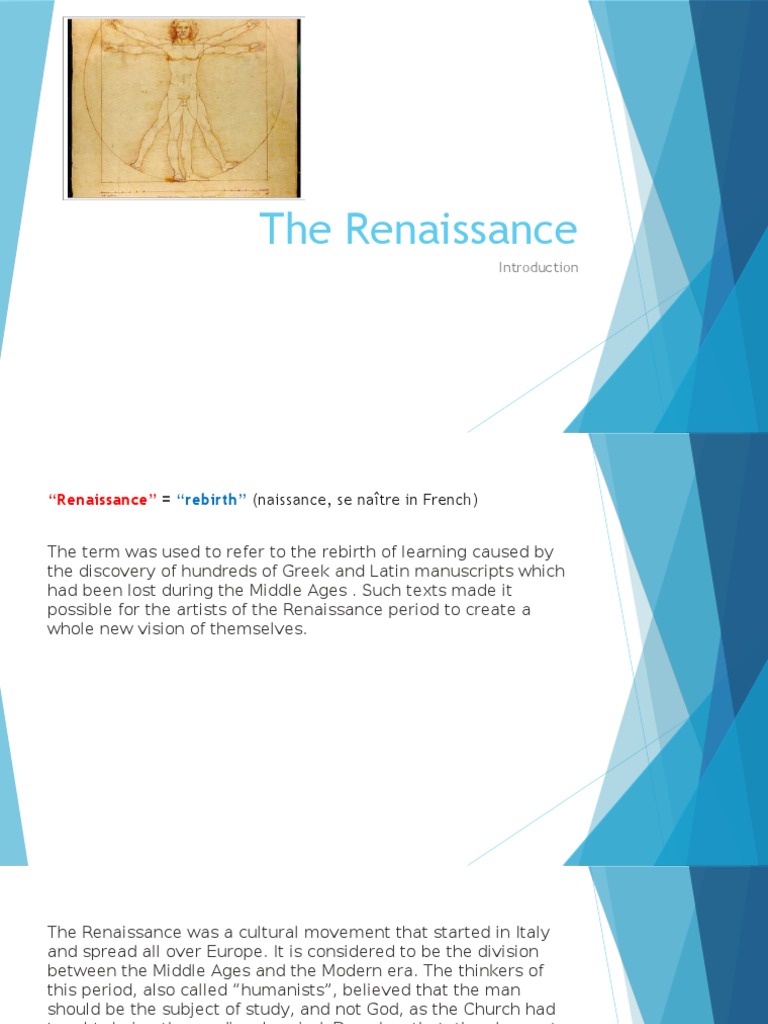 Overview of the Renaissance Movement | PDF