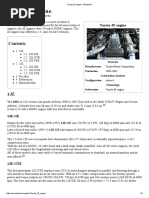 Toyota Engine Codes and Features | PDF | Fuel Injection | Engines