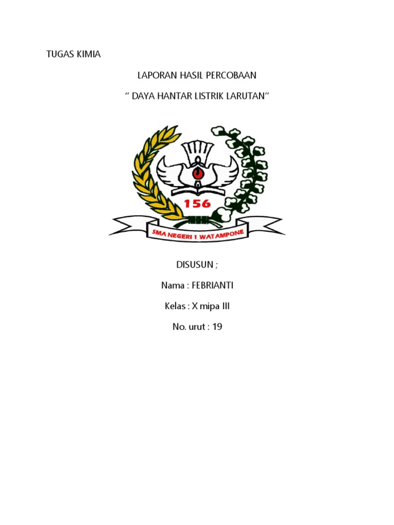 Daya Hantar Listrik Larutan Ria | PDF | Teknologi & Rekayasa