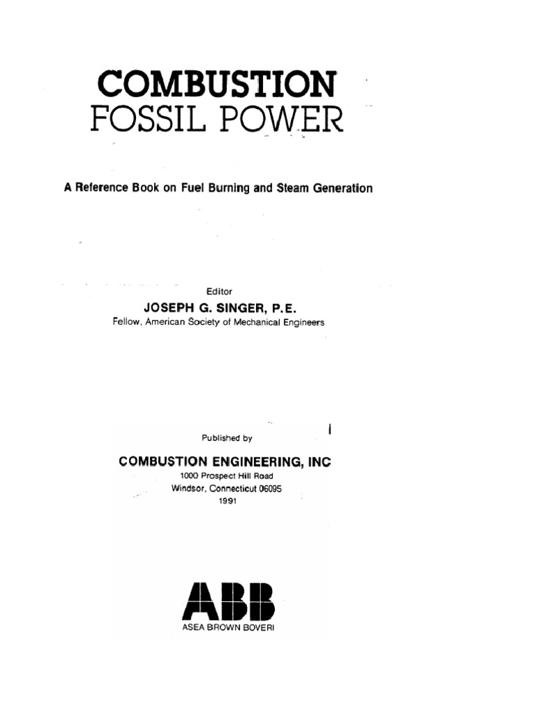 Combustion Fossil Power PDF | PDF | Boiler | Thermodynamics