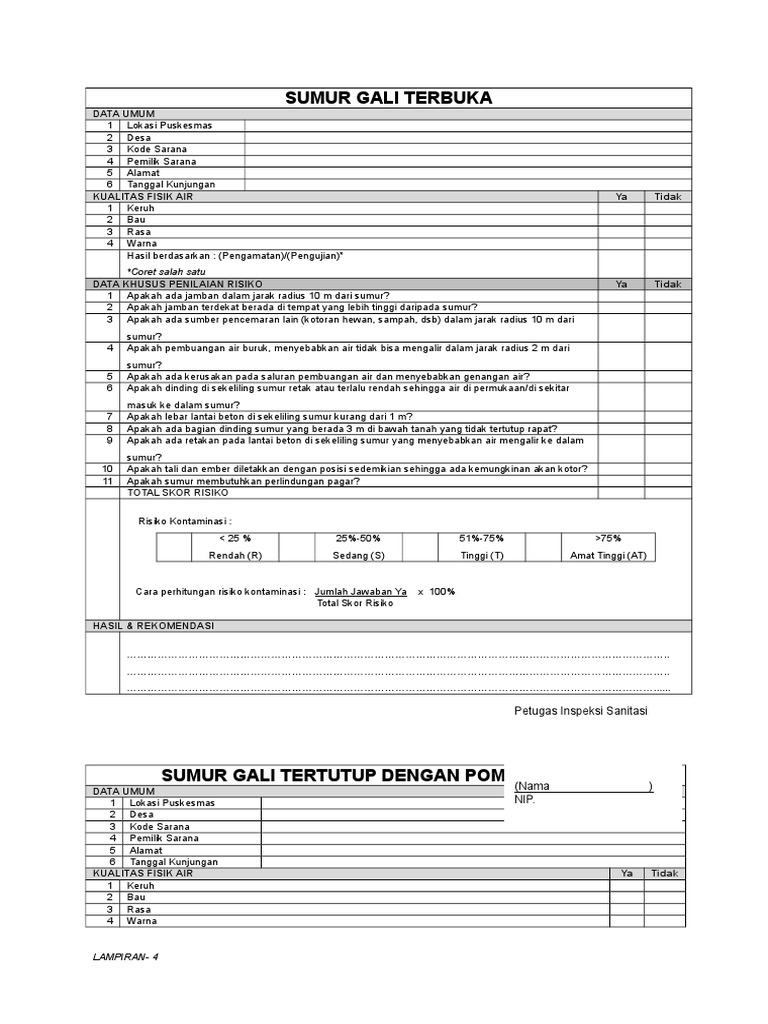 Lampiran Format Is Sab | PDF