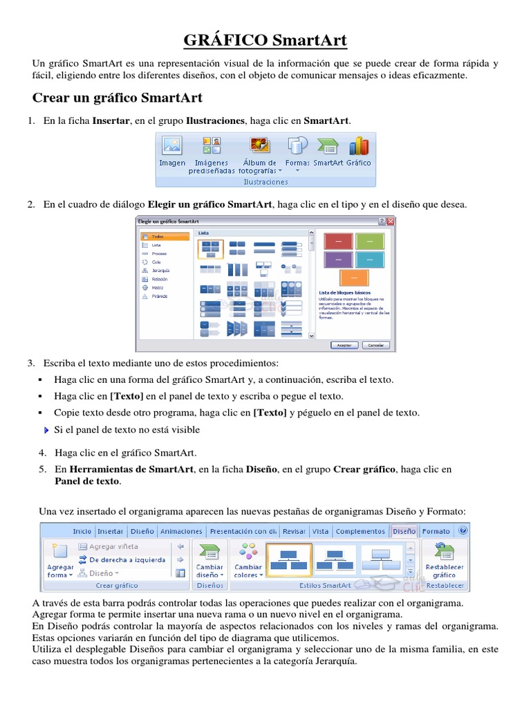GRÁFICO SmartArt | PDF | Informática | Software